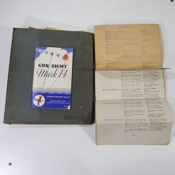 Art | Korean War Army Mechanics Note Book 3 Ring Binder With Logs And ...